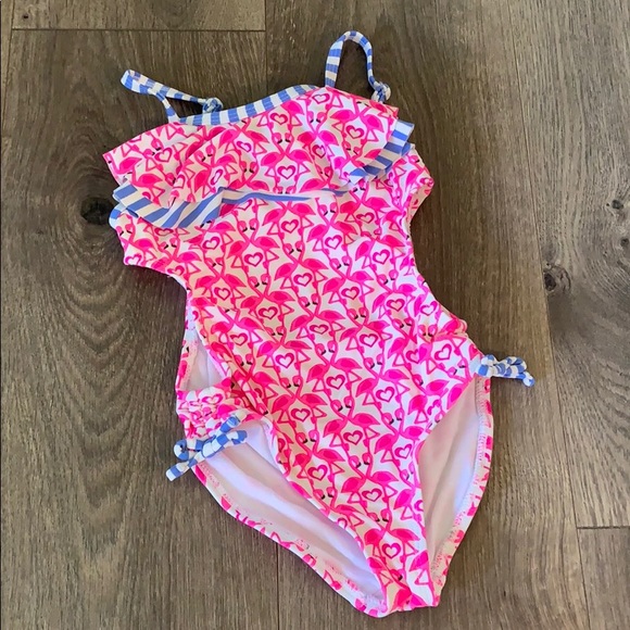 angel beach | Swim | Flamingo Swimsuit With Peekaboo Sides | Poshmark